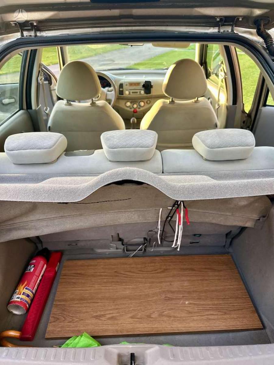 Dzeltens Nissan Micra 2005 Viļņa, ar dzinēja tilpumu 1.24 L un nobraukumu 144 tūkst. km par 2890 €, foto 11 vietnē AUTOMOTO.COM.LV