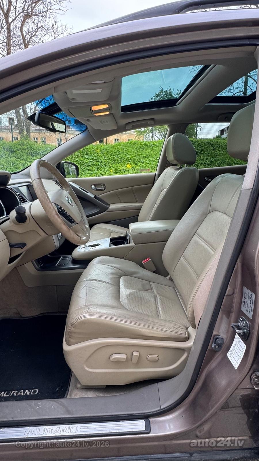 Beige Nissan Murano 2014 in Tallinn, with an engine capacity of 2.50 L and mileage of 174 thousand km for 5990 €, photo 13 on AUTOMOTO.COM.LV