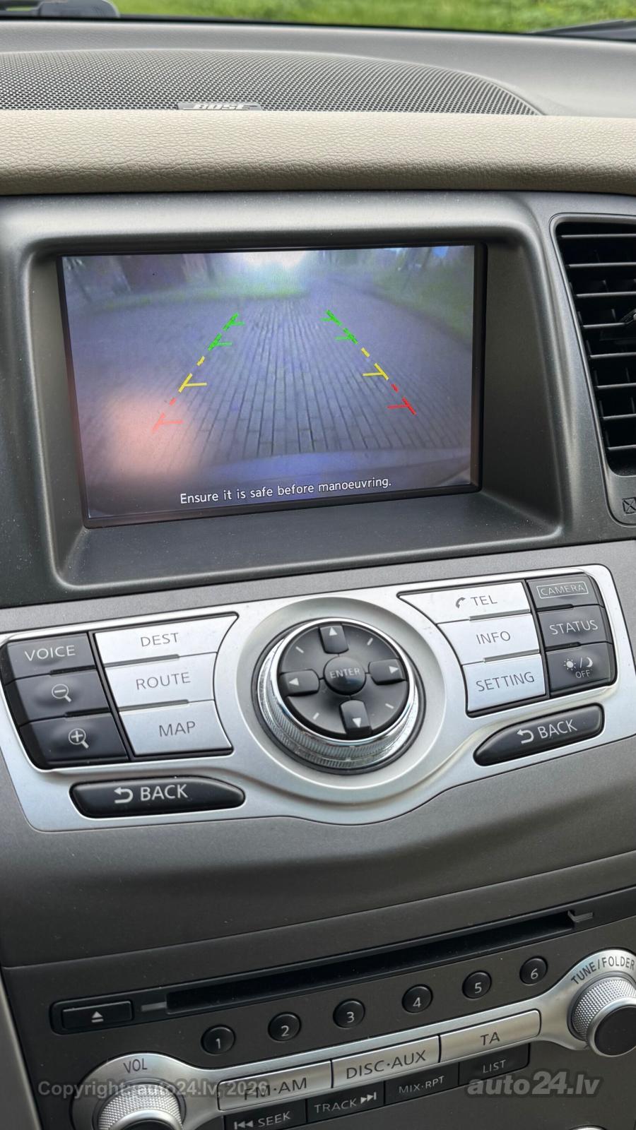 Beige Nissan Murano 2014 in Tallinn, with an engine capacity of 2.50 L and mileage of 174 thousand km for 5990 €, photo 19 on AUTOMOTO.COM.LV