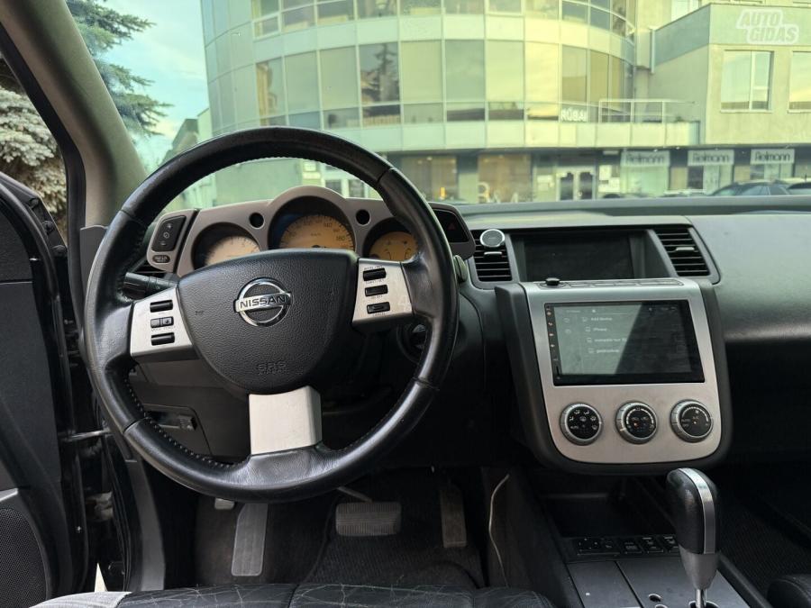 Black Nissan Murano 2006 in Vilnius, with an engine capacity of 3.50 L and mileage of 214 thousand km for 1150 €, photo 11 on AUTOMOTO.COM.LV