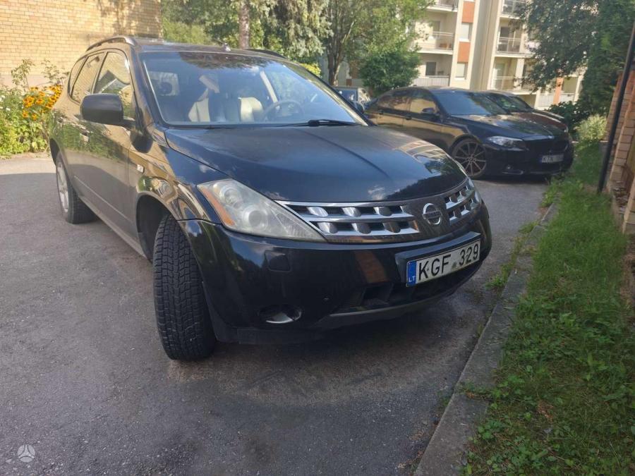 Melns Nissan Murano 2006 Viļņa, ar dzinēja tilpumu 3.50 L un nobraukumu 285 tūkst. km par 1200 €, foto 1 vietnē AUTOMOTO.COM.LV
