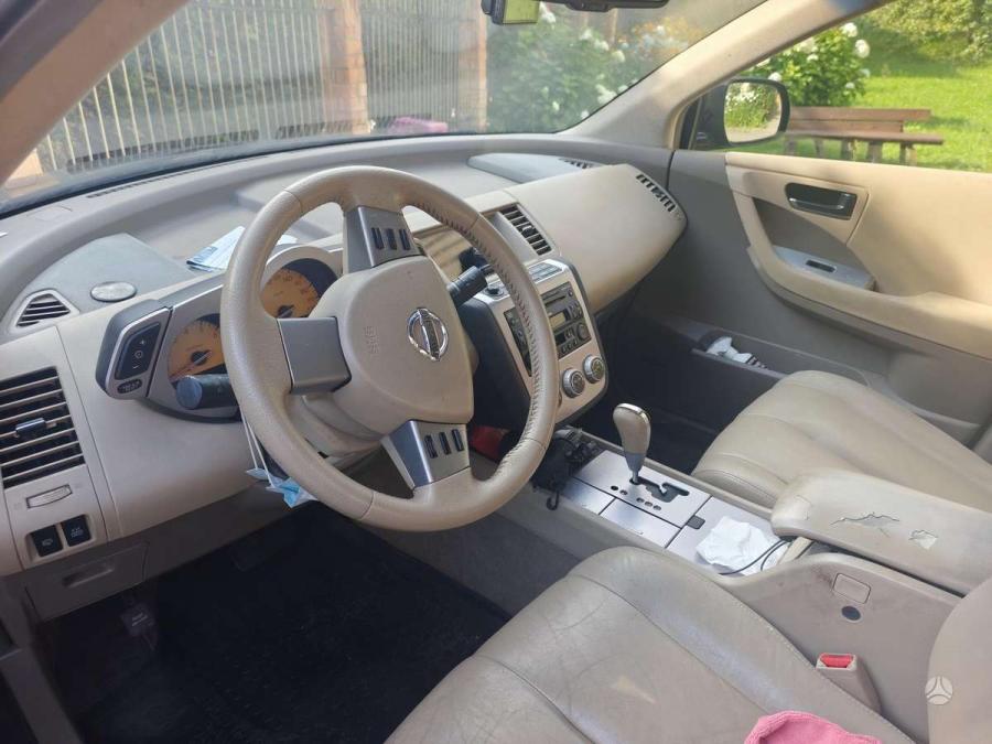 Melns Nissan Murano 2006 Viļņa, ar dzinēja tilpumu 3.50 L un nobraukumu 285 tūkst. km par 1200 €, foto 5 vietnē AUTOMOTO.COM.LV