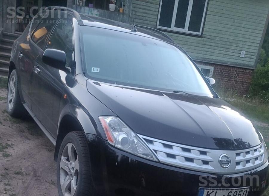 Black Nissan Murano 2006 in Riga, with an engine capacity of 3.50 L and mileage of 0 thousand km for 1500 €, photo 1 on AUTOMOTO.COM.LV