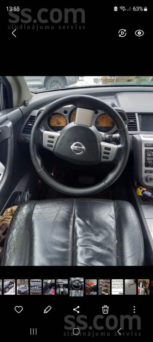 Melns Nissan Murano 2006 Rīga, ar dzinēja tilpumu 3.50 L un nobraukumu 0 tūkst. km par 1500 €, foto 3 vietnē AUTOMOTO.COM.LV
