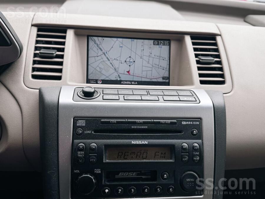 Melns Nissan Murano 2006 Rīga, ar dzinēja tilpumu 3.50 L un nobraukumu 170 tūkst. km par 1990 €, foto 11 vietnē AUTOMOTO.COM.LV