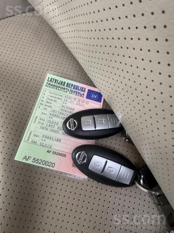 Melns Nissan Murano 2011 Ventspils, ar dzinēja tilpumu 2.50 L un nobraukumu 266 tūkst. km par 6000 €, foto 8 vietnē AUTOMOTO.COM.LV
