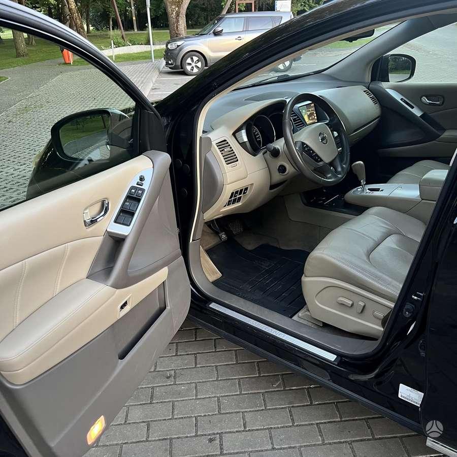 Black Nissan Murano 2013 in Kaunas, with an engine capacity of 2.49 L and mileage of 170 thousand km for 5600 €, photo 10 on AUTOMOTO.COM.LV