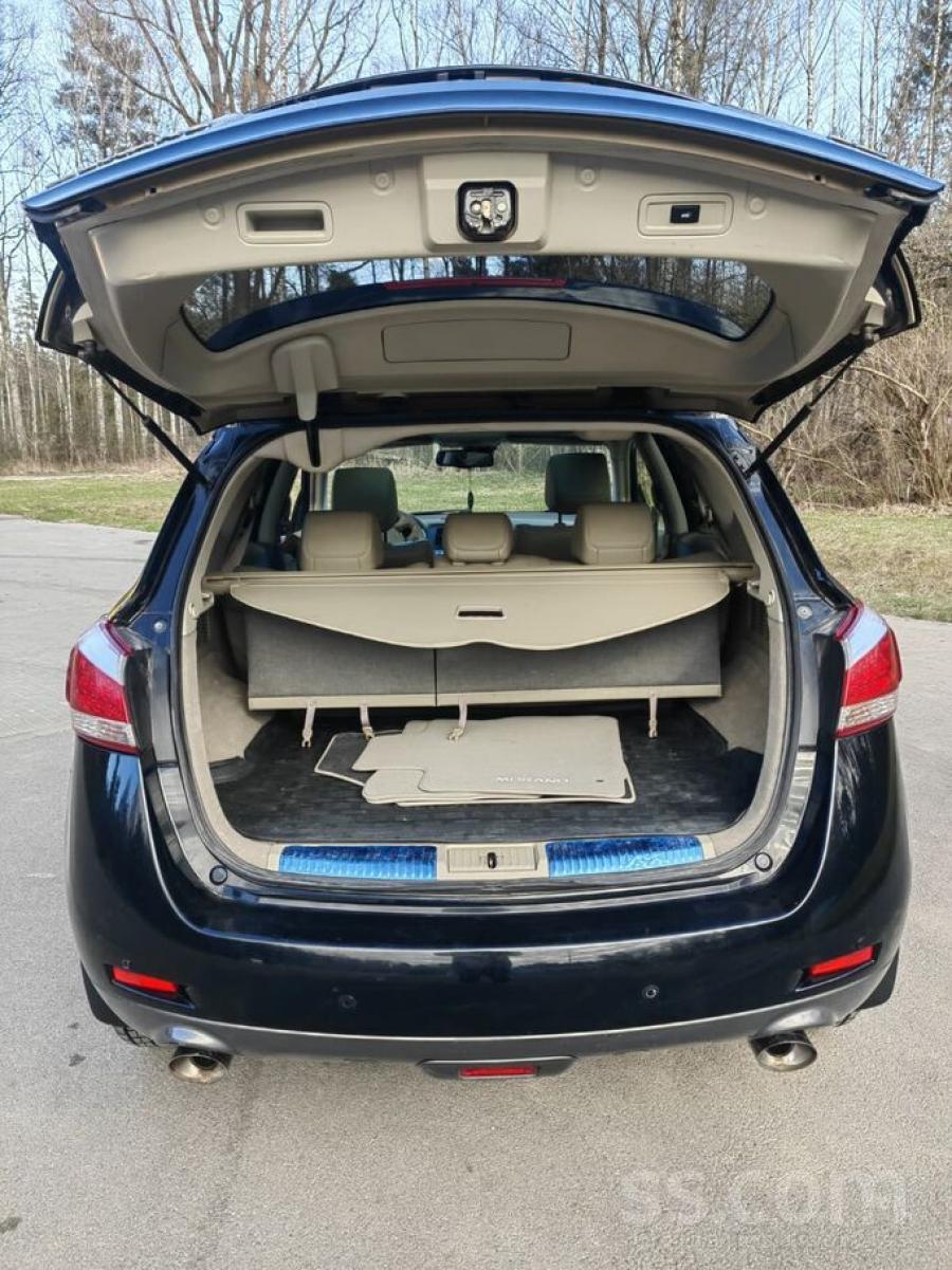 Melns Nissan Murano 2014 Jelgava, ar dzinēja tilpumu 2.50 L un nobraukumu 170 tūkst. km par 7400 €, foto 6 vietnē AUTOMOTO.COM.LV