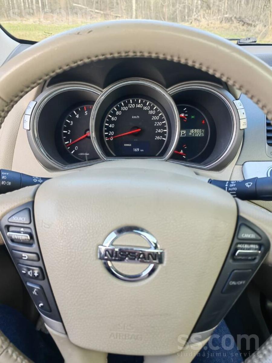 Melns Nissan Murano 2014 Jelgava, ar dzinēja tilpumu 2.50 L un nobraukumu 170 tūkst. km par 7400 €, foto 11 vietnē AUTOMOTO.COM.LV