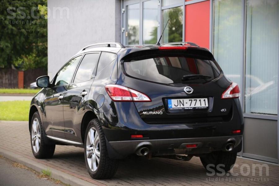 Black Nissan Murano 2014 in Riga, with an engine capacity of 2.50 L and mileage of 140 thousand km for 6995 €, photo 6 on AUTOMOTO.COM.LV
