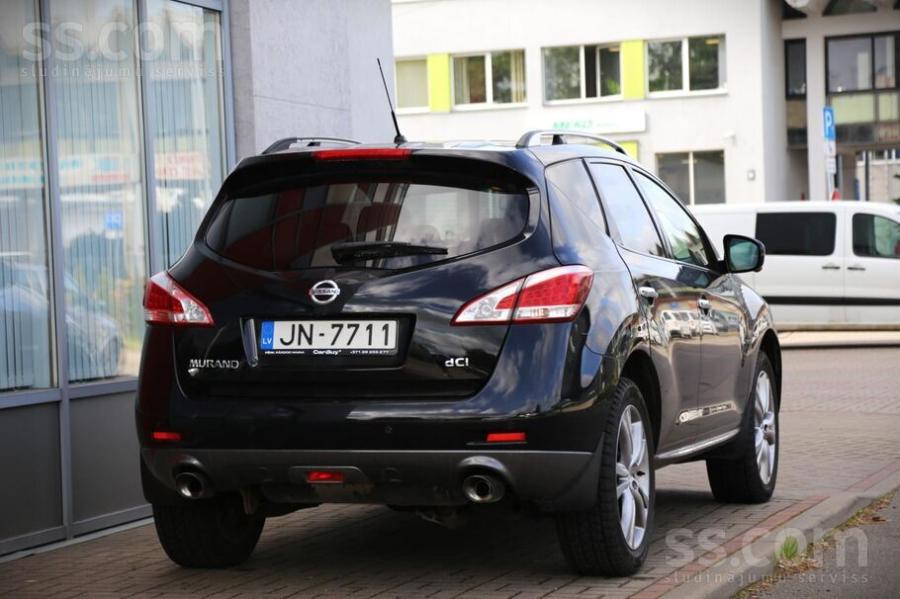 Black Nissan Murano 2014 in Riga, with an engine capacity of 2.50 L and mileage of 140 thousand km for 6995 €, photo 7 on AUTOMOTO.COM.LV
