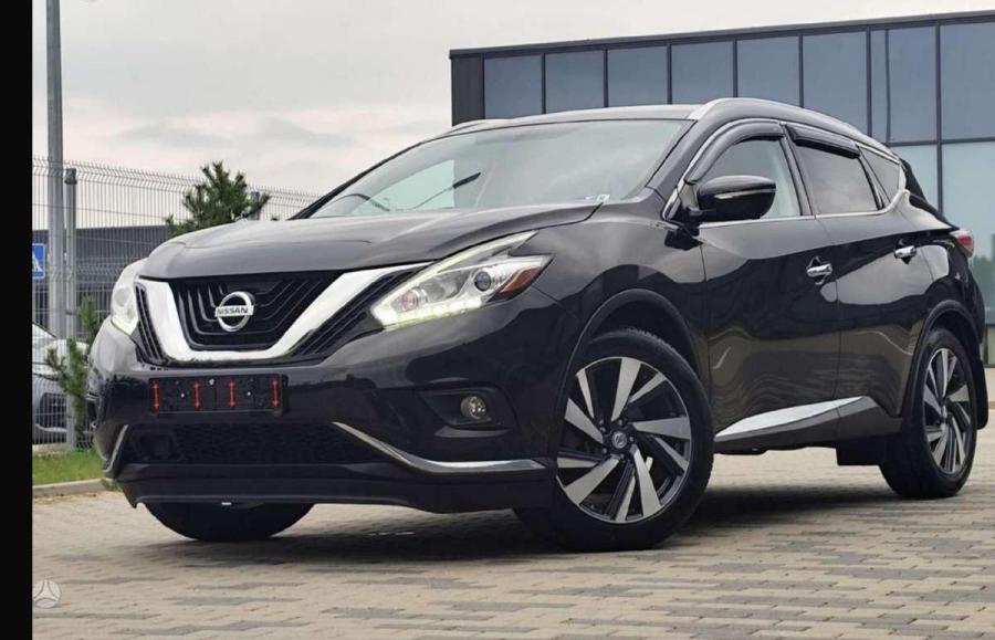 Black Nissan Murano 2015 in Siauliai, with an engine capacity of 3.50 L and mileage of 135 thousand km for 13000 €, photo 4 on AUTOMOTO.COM.LV