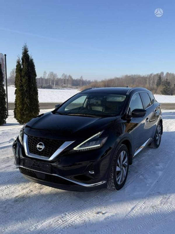 Melns Nissan Murano 2021 Šauļi, ar dzinēja tilpumu 3.50 L un nobraukumu 104 tūkst. km par 15999 €, foto 1 vietnē AUTOMOTO.COM.LV