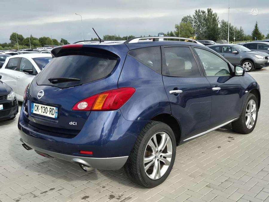 Blue Nissan Murano 2012 in Taurage, with an engine capacity of 2.49 L and mileage of 240 thousand km for 4500 €, photo 5 on AUTOMOTO.COM.LV
