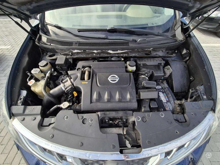 Blue Nissan Murano 2012 in Taurage, with an engine capacity of 2.49 L and mileage of 240 thousand km for 4500 €, photo 25 on AUTOMOTO.COM.LV