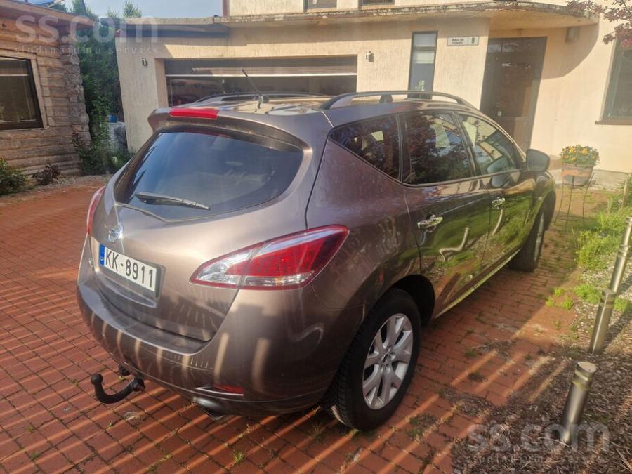 Brown Nissan Murano 2012 in Riga, with an engine capacity of 3.50 L and mileage of 296 thousand km for 5950 €, photo 13 on AUTOMOTO.COM.LV