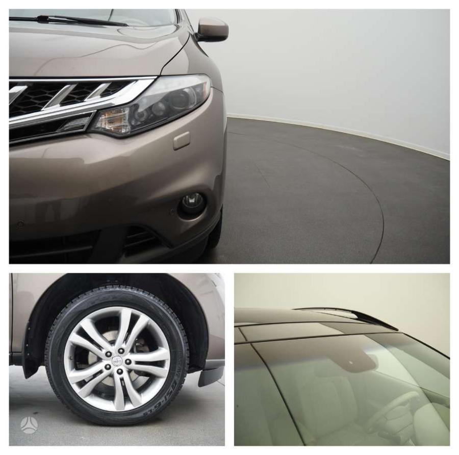 Brown Nissan Murano 2015 in Vilnius, with an engine capacity of 2.49 L and mileage of 174 thousand km for 9500 €, photo 7 on AUTOMOTO.COM.LV