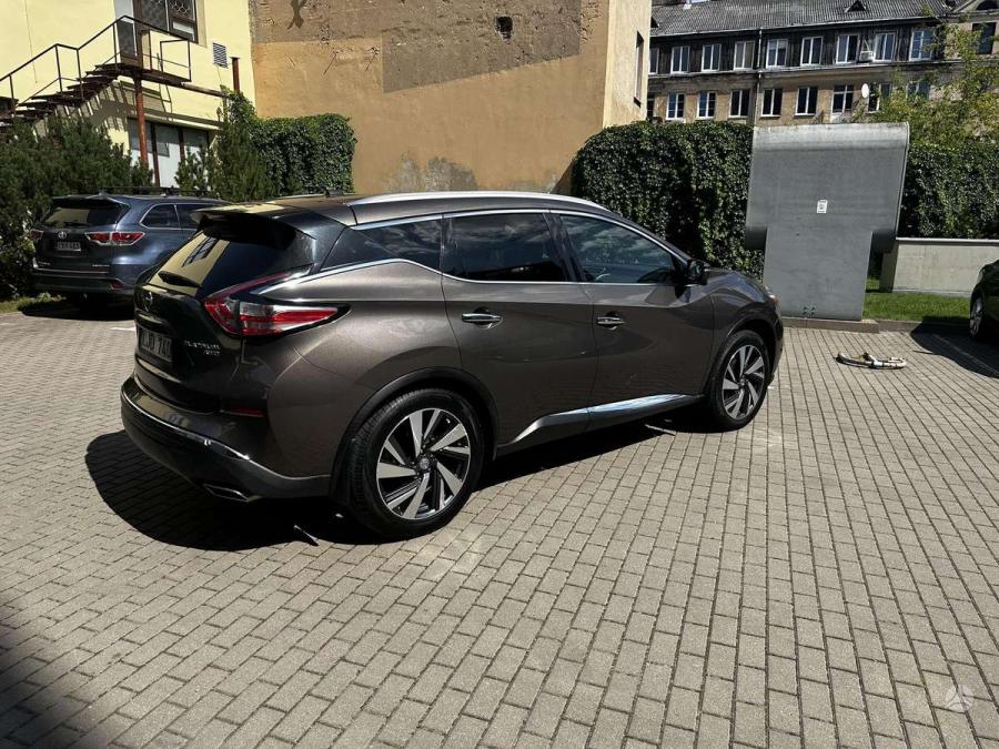 Brown Nissan Murano 2015 in Vilnius, with an engine capacity of 3.50 L and mileage of 163 thousand km for 10200 €, photo 3 on AUTOMOTO.COM.LV
