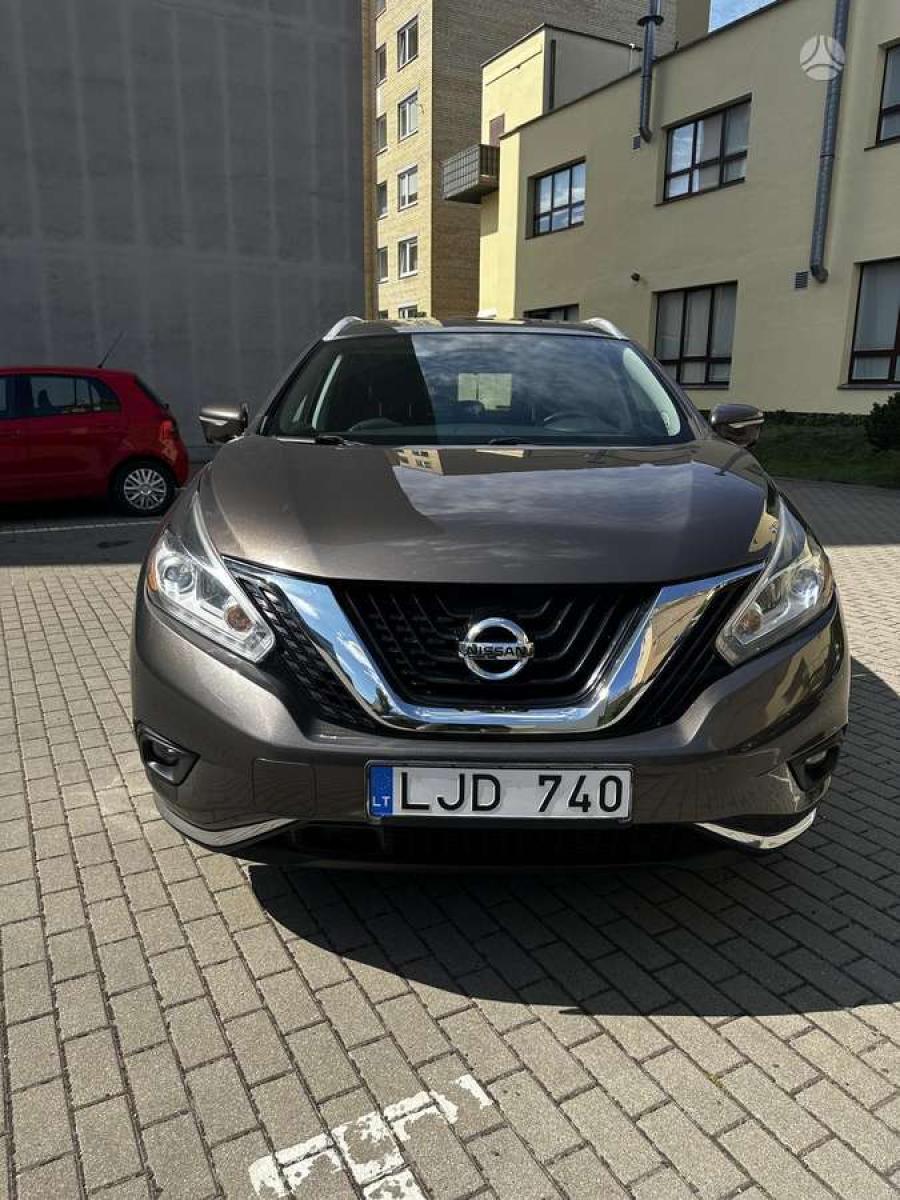Brown Nissan Murano 2015 in Vilnius, with an engine capacity of 3.50 L and mileage of 163 thousand km for 10200 €, photo 9 on AUTOMOTO.COM.LV