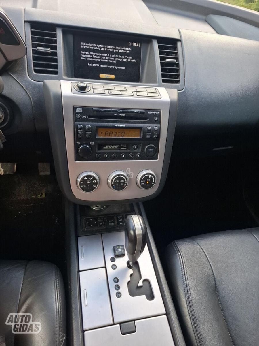 Nissan Murano 2006 in Elektrenai, with an engine capacity of 3.50 L and mileage of 317 thousand km for 1450 €, photo 15 on AUTOMOTO.COM.LV