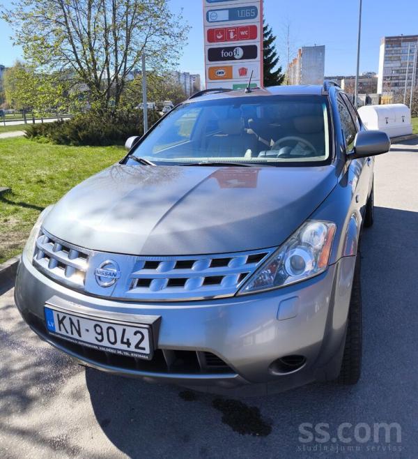 Pelēks Nissan Murano 2005 Rīga, ar dzinēja tilpumu 3.50 L un nobraukumu 173 tūkst. km par 3200 €, foto 2 vietnē AUTOMOTO.COM.LV