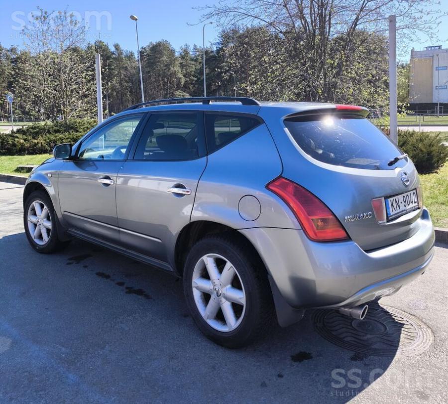 Pelēks Nissan Murano 2005 Rīga, ar dzinēja tilpumu 3.50 L un nobraukumu 173 tūkst. km par 3200 €, foto 4 vietnē AUTOMOTO.COM.LV