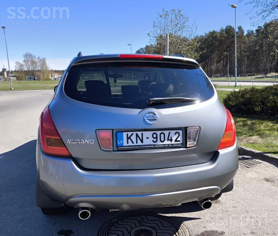 Pelēks Nissan Murano 2005 Rīga, ar dzinēja tilpumu 3.50 L un nobraukumu 173 tūkst. km par 3200 €, foto 7 vietnē AUTOMOTO.COM.LV