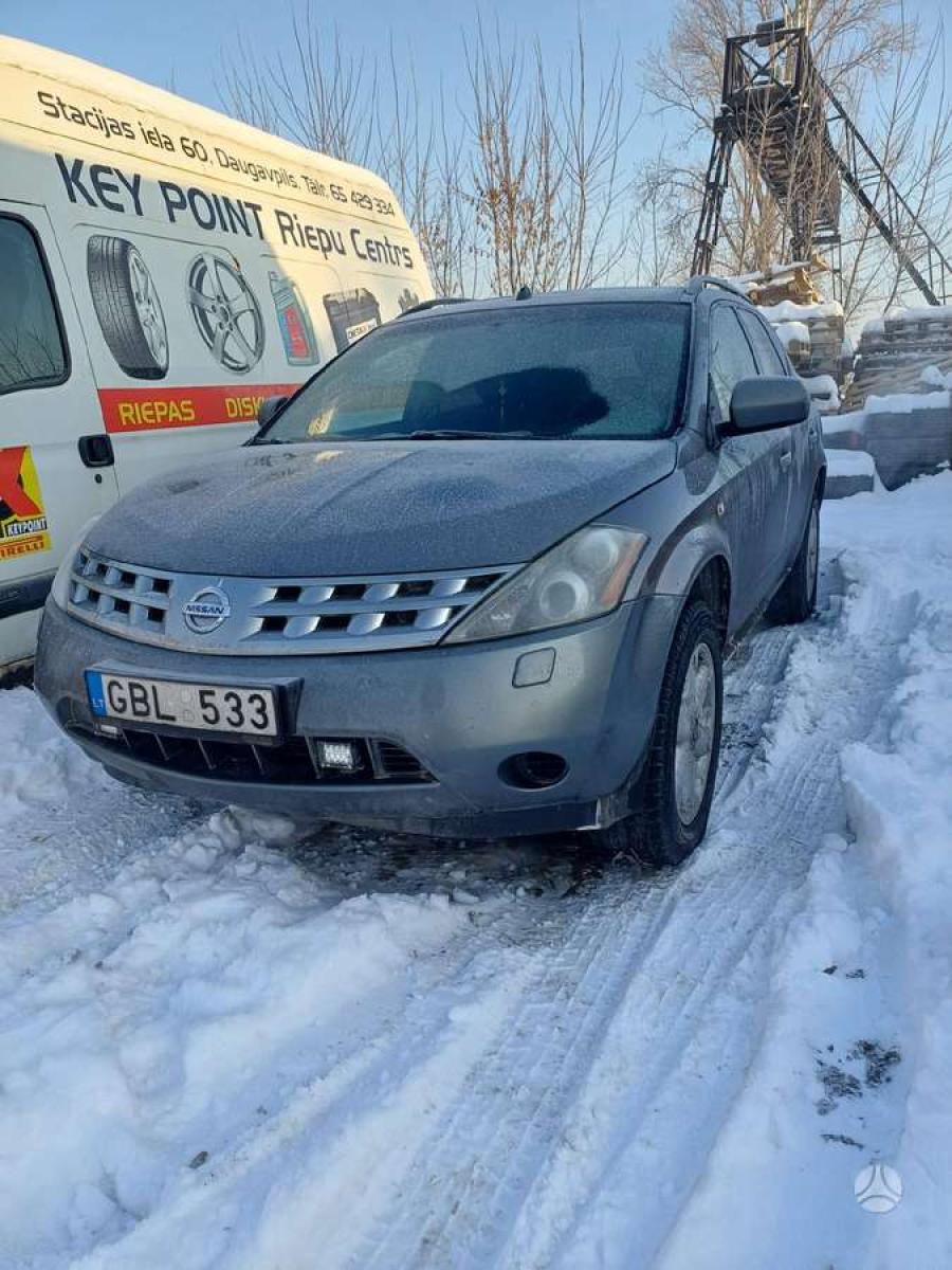 Grey Nissan Murano 2006 in Zarasai, with an engine capacity of 3.50 L and mileage of 445 thousand km for 1700 €, photo 1 on AUTOMOTO.COM.LV
