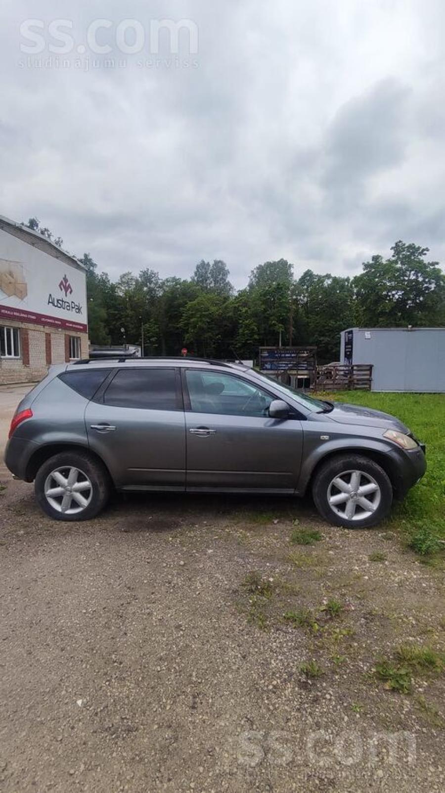 Grey Nissan Murano 2007 in Riga, with an engine capacity of 3.50 L and mileage of 270 thousand km for 950 €, photo 1 on AUTOMOTO.COM.LV
