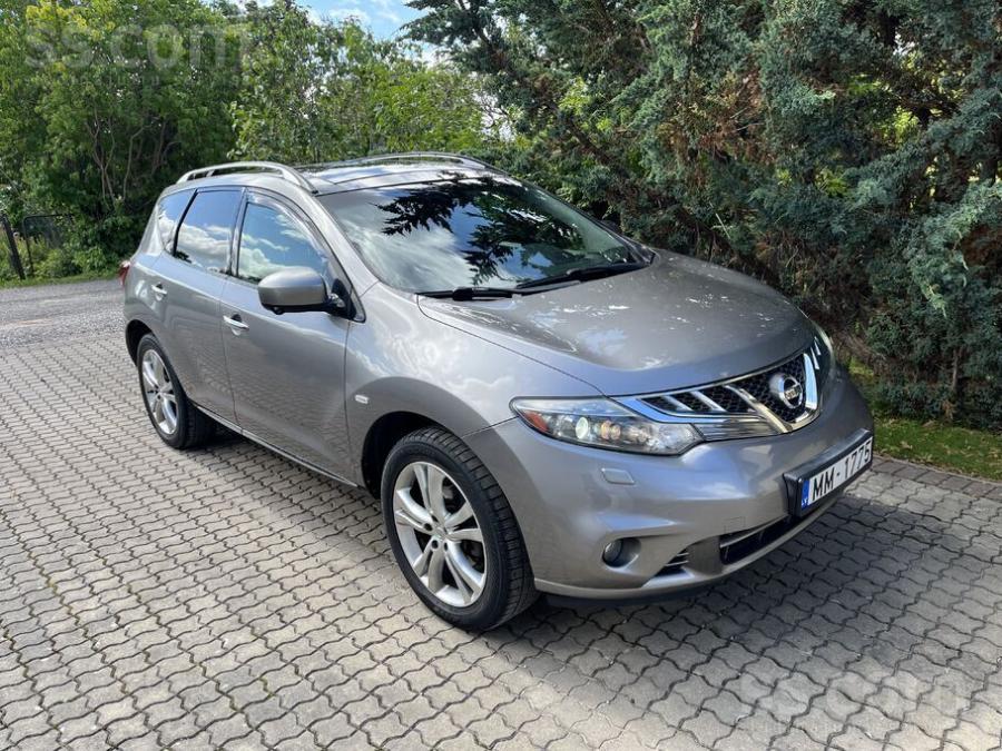 Pelēks Nissan Murano 2012 Rīga, ar dzinēja tilpumu 3.50 L un nobraukumu 275 tūkst. km par 4300 €, foto 1 vietnē AUTOMOTO.COM.LV