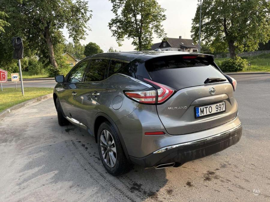 Grey Nissan Murano 2016 in Trakai, with an engine capacity of 3.50 L and mileage of 163 thousand km for 12900 €, photo 3 on AUTOMOTO.COM.LV