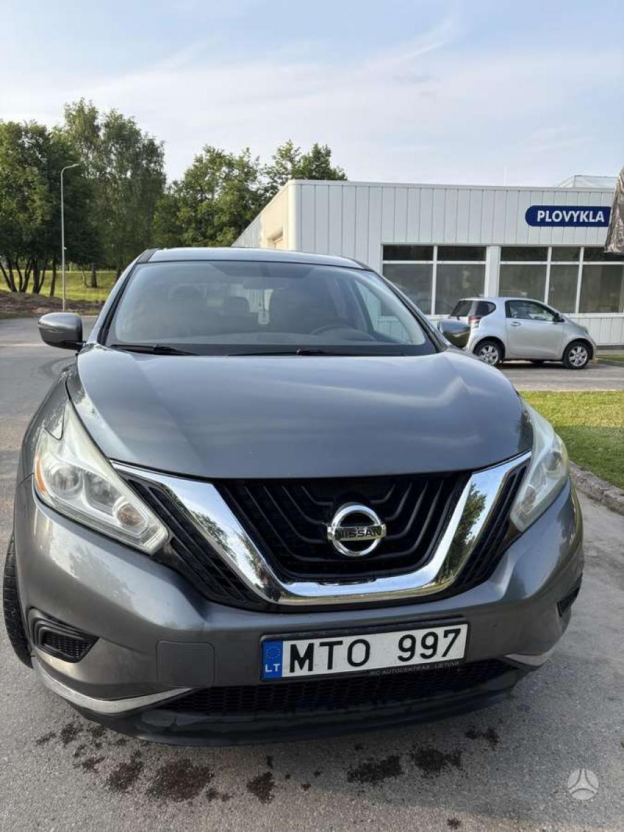 Grey Nissan Murano 2016 in Trakai, with an engine capacity of 3.50 L and mileage of 163 thousand km for 12900 €, photo 4 on AUTOMOTO.COM.LV