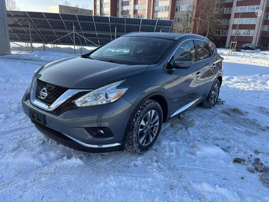 Grey Nissan Murano 2016 in Prienai, with an engine capacity of 2.50 L and mileage of 190 thousand km for 11000 €, photo 2 on AUTOMOTO.COM.LV