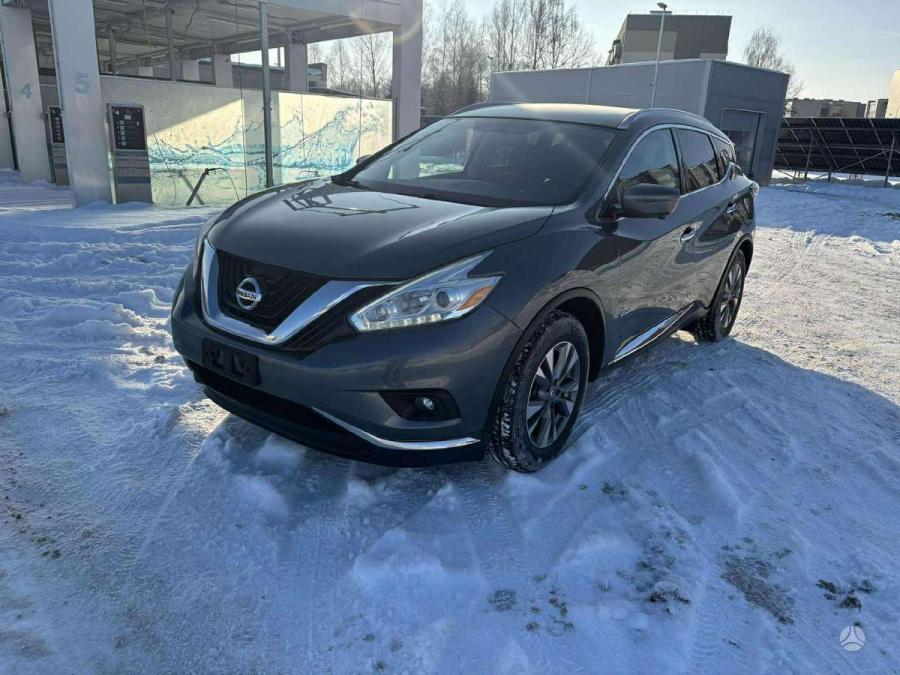 Grey Nissan Murano 2016 in Prienai, with an engine capacity of 2.50 L and mileage of 190 thousand km for 11000 €, photo 4 on AUTOMOTO.COM.LV
