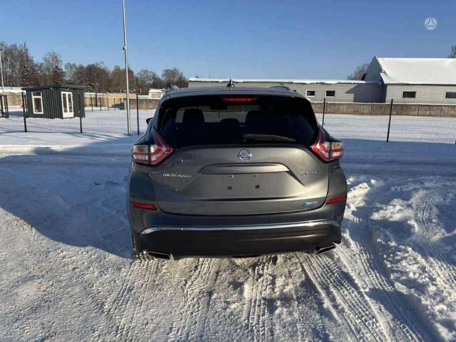 Grey Nissan Murano 2016 in Prienai, with an engine capacity of 2.50 L and mileage of 190 thousand km for 11000 €, photo 7 on AUTOMOTO.COM.LV