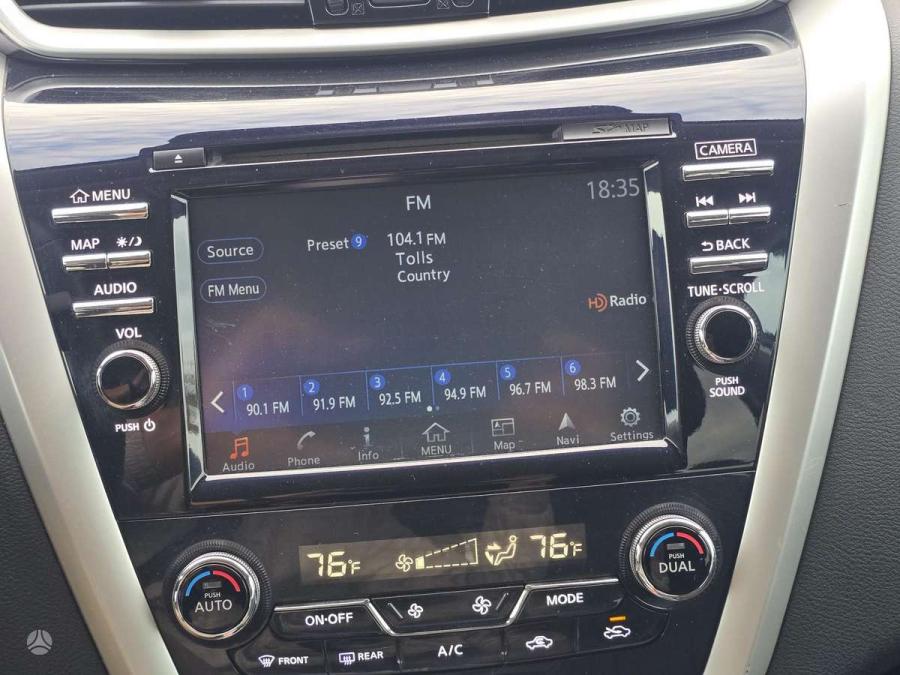 Pelēks Nissan Murano 2017 Klaipėda, ar dzinēja tilpumu 3.50 L un nobraukumu 208 tūkst. km par 11000 €, foto 11 vietnē AUTOMOTO.COM.LV