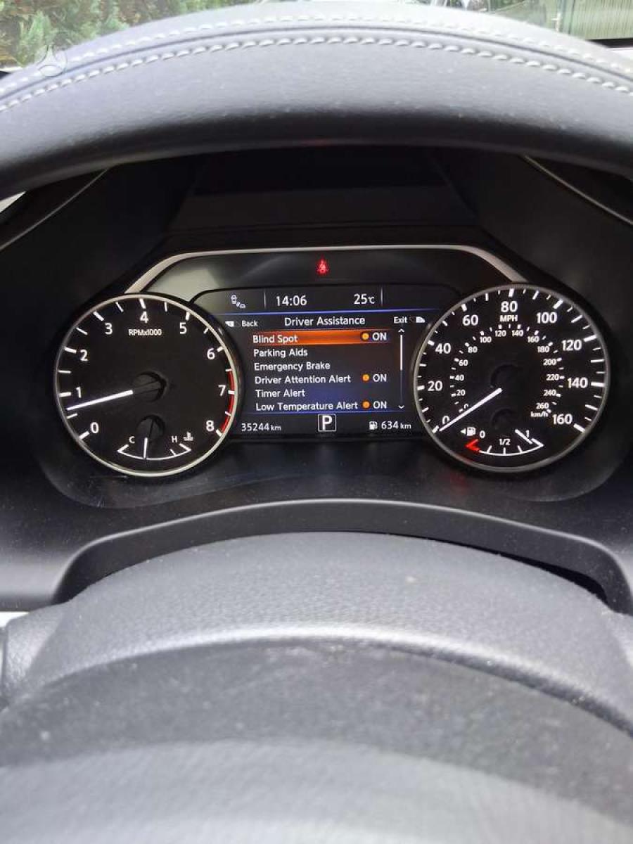 Grey Nissan Murano 2019 in Vilnius, with an engine capacity of 3.50 L and mileage of 35 thousand km for 18500 €, photo 36 on AUTOMOTO.COM.LV