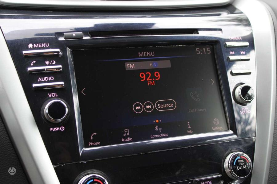 Grey Nissan Murano 2020 in Vilnius, with an engine capacity of 3.50 L and mileage of 133 thousand km for 13900 €, photo 18 on AUTOMOTO.COM.LV