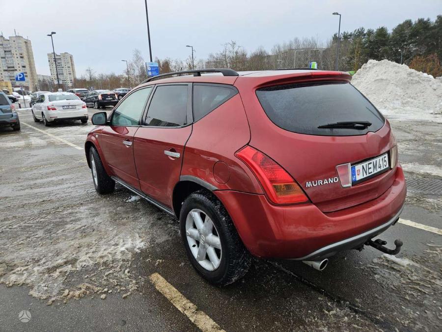 Red Nissan Murano 2006 in Vilnius, with an engine capacity of 3.50 L and mileage of 351 thousand km for 900 €, photo 5 on AUTOMOTO.COM.LV