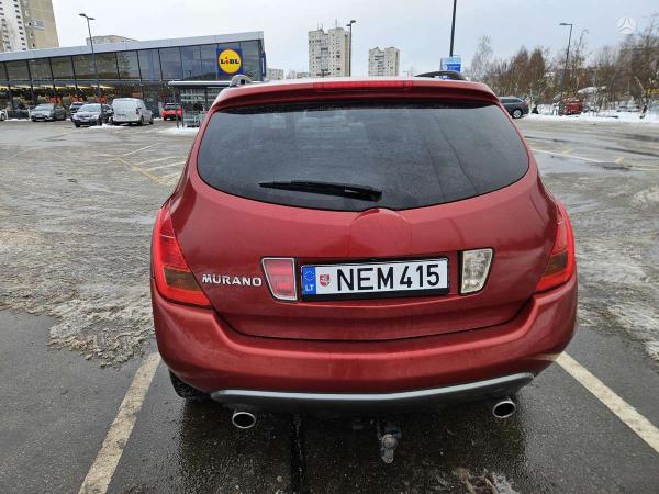 Red Nissan Murano 2006 in Vilnius, with an engine capacity of 3.50 L and mileage of 351 thousand km for 900 €, photo 6 on AUTOMOTO.COM.LV