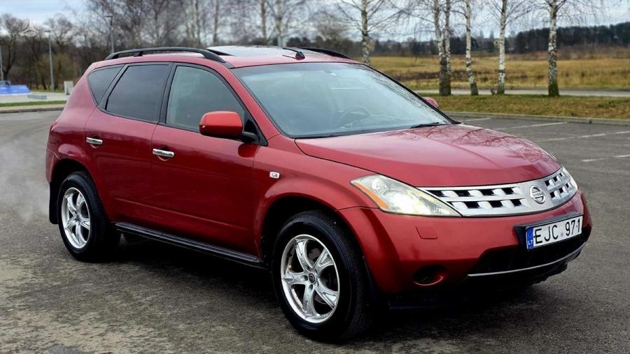 Red Nissan Murano 2009 in Siauliai, with an engine capacity of 3.50 L and mileage of 300 thousand km for 3500 €, photo 10 on AUTOMOTO.COM.LV