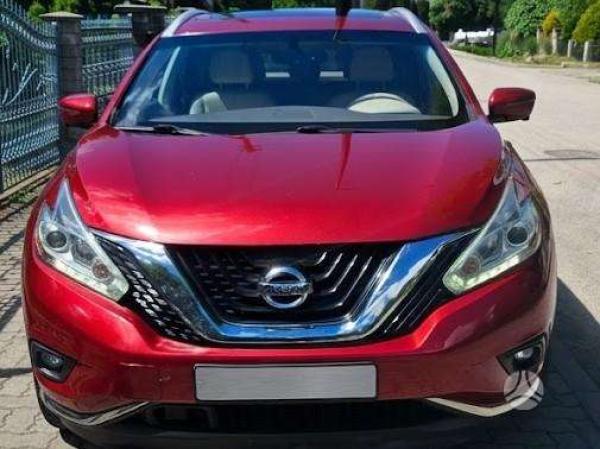 Red Nissan Murano 2016 in Alytus, with an engine capacity of 3.50 L and mileage of 111 thousand km for 12500 €, photo 1 on AUTOMOTO.COM.LV