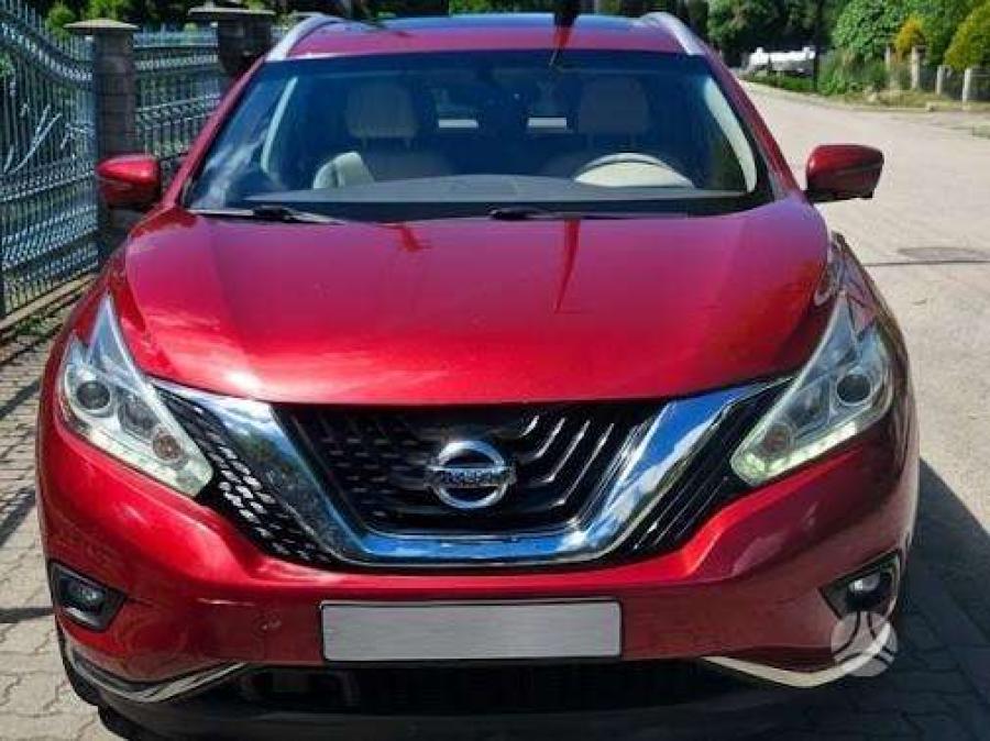 Red Nissan Murano 2016 in Alytus, with an engine capacity of 3.50 L and mileage of 111 thousand km for 12500 €, photo 1 on AUTOMOTO.COM.LV