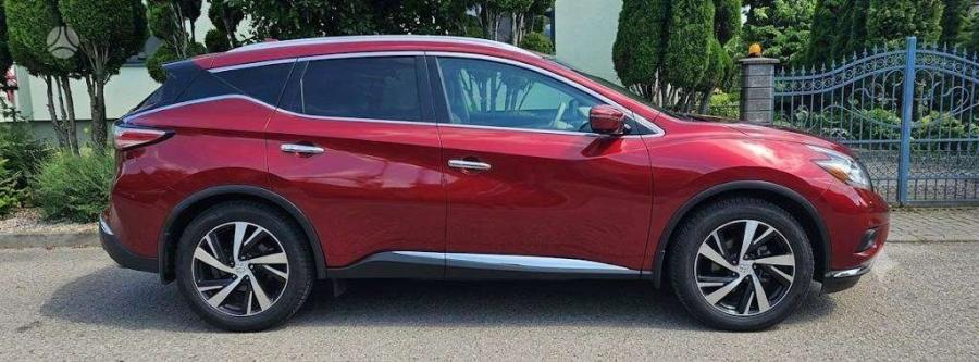 Red Nissan Murano 2016 in Alytus, with an engine capacity of 3.50 L and mileage of 111 thousand km for 12500 €, photo 4 on AUTOMOTO.COM.LV