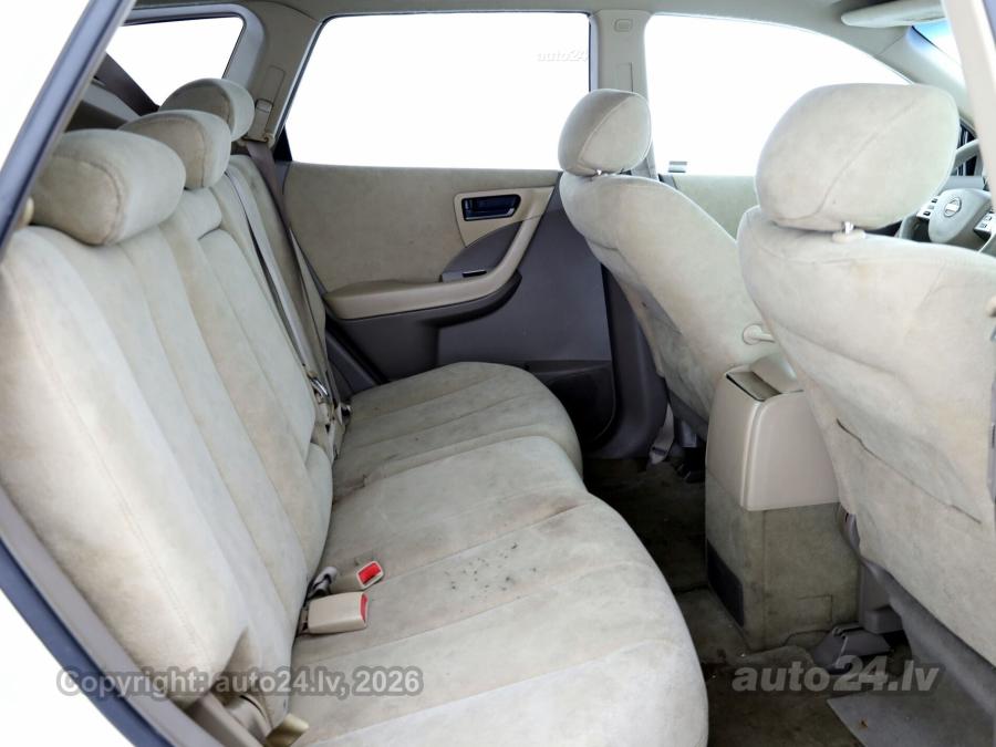 White Nissan Murano 2003 in Tallinn, with an engine capacity of 3.50 L and mileage of 143 thousand km for 899 €, photo 8 on AUTOMOTO.COM.LV