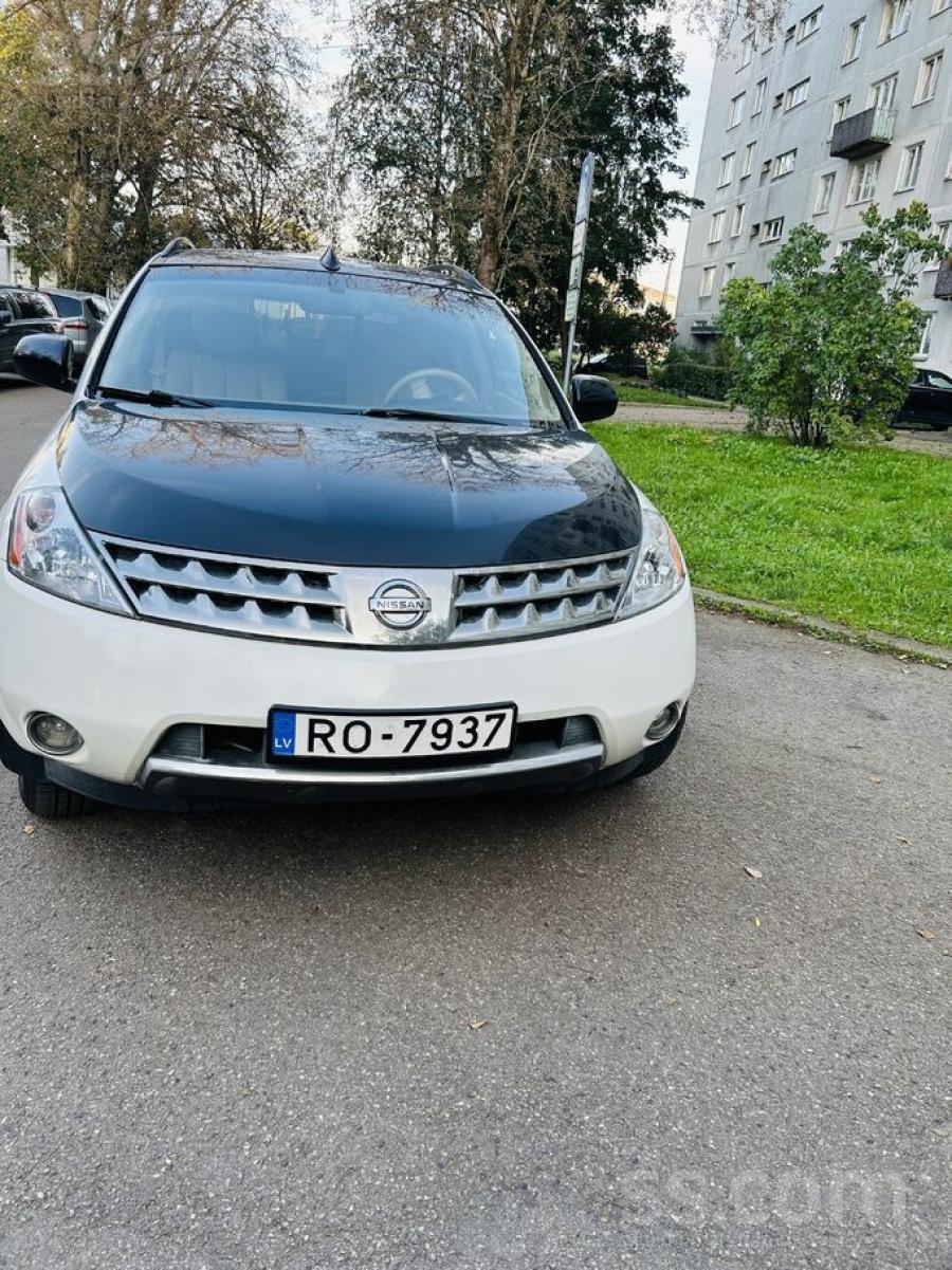 White Nissan Murano 2007 in Riga, with an engine capacity of 3.50 L and mileage of 160 thousand km for 2650 €, photo 6 on AUTOMOTO.COM.LV