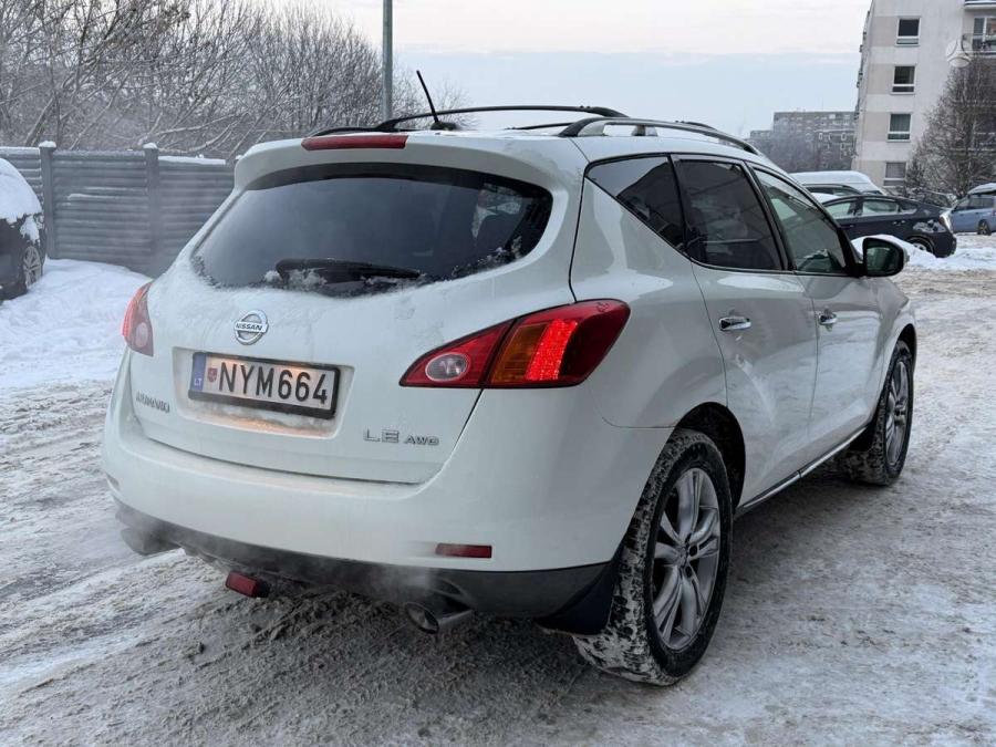 Balts Nissan Murano 2008 Viļņa, ar dzinēja tilpumu 3.50 L un nobraukumu 300 tūkst. km par 2950 €, foto 6 vietnē AUTOMOTO.COM.LV