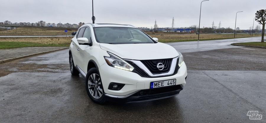 White Nissan Murano 2015 in Kaunas, with an engine capacity of 3.50 L and mileage of 97 thousand km for 14000 €, photo 1 on AUTOMOTO.COM.LV
