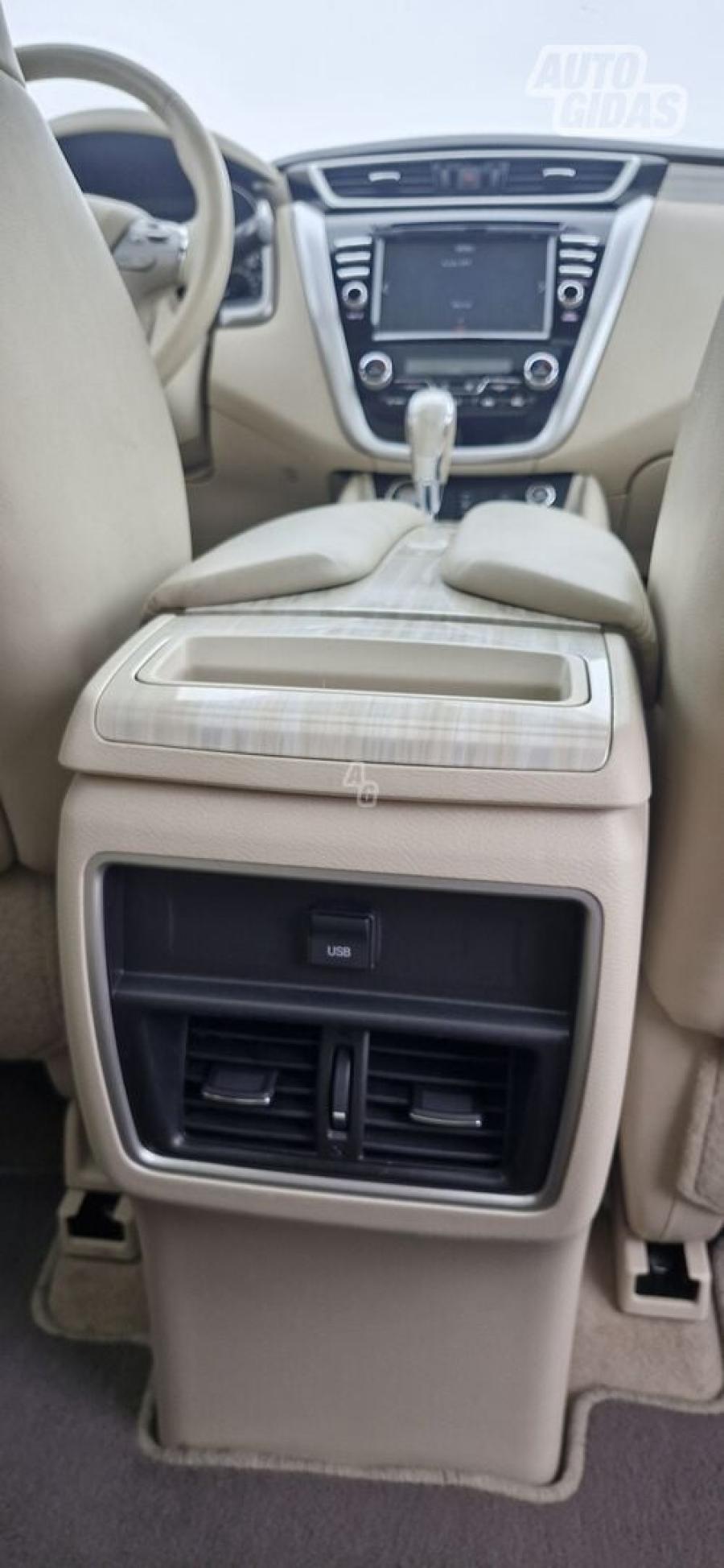 White Nissan Murano 2015 in Kaunas, with an engine capacity of 3.50 L and mileage of 97 thousand km for 14000 €, photo 11 on AUTOMOTO.COM.LV