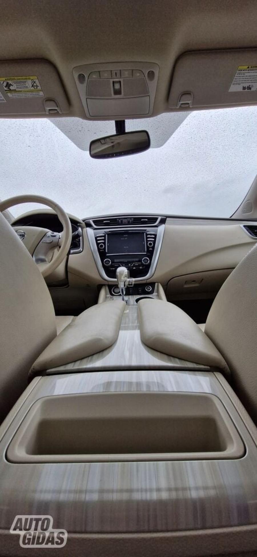 White Nissan Murano 2015 in Kaunas, with an engine capacity of 3.50 L and mileage of 97 thousand km for 14000 €, photo 13 on AUTOMOTO.COM.LV